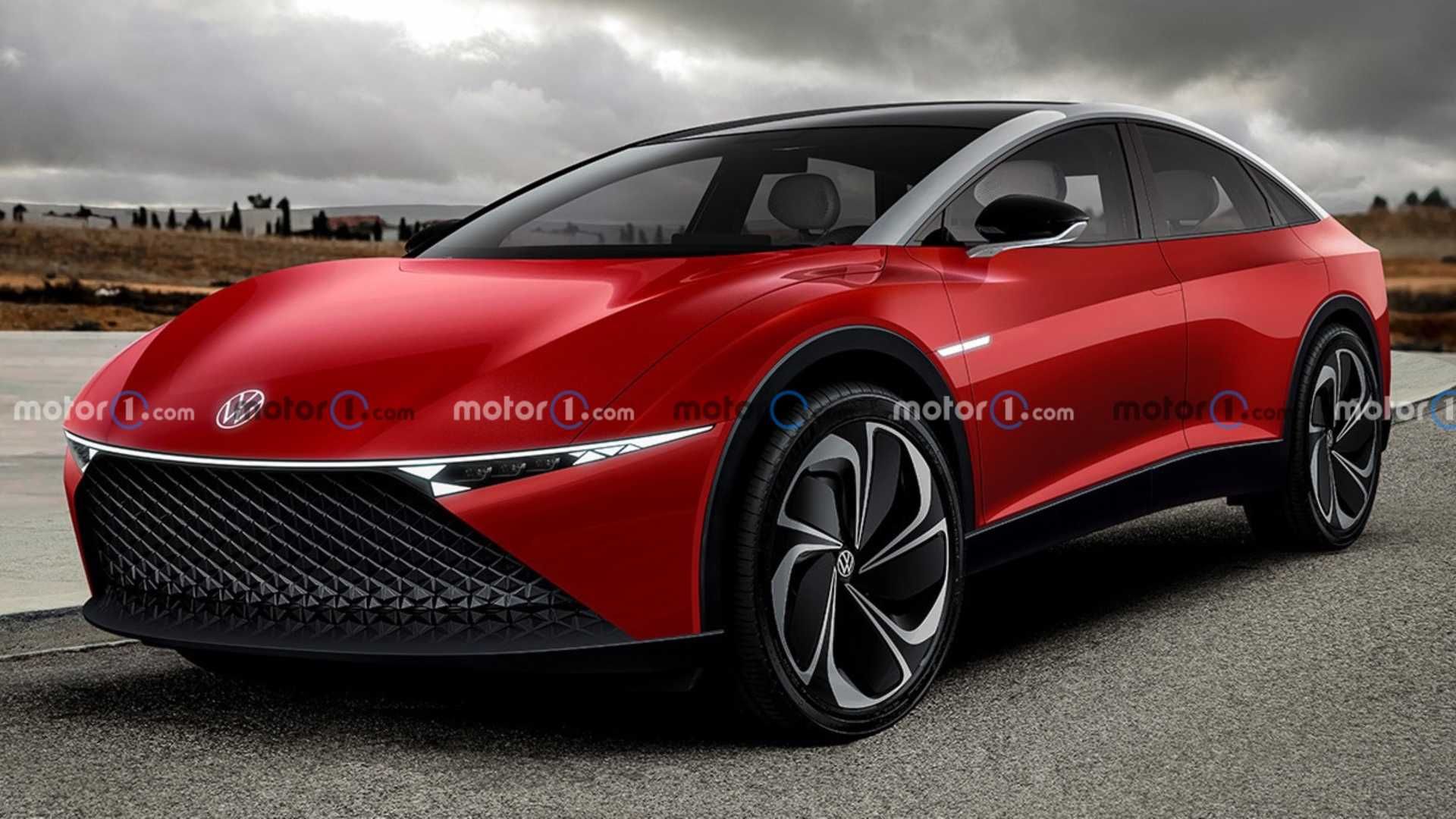 Volkswagen Trinity Rendered As Sleek Electric Sedan…