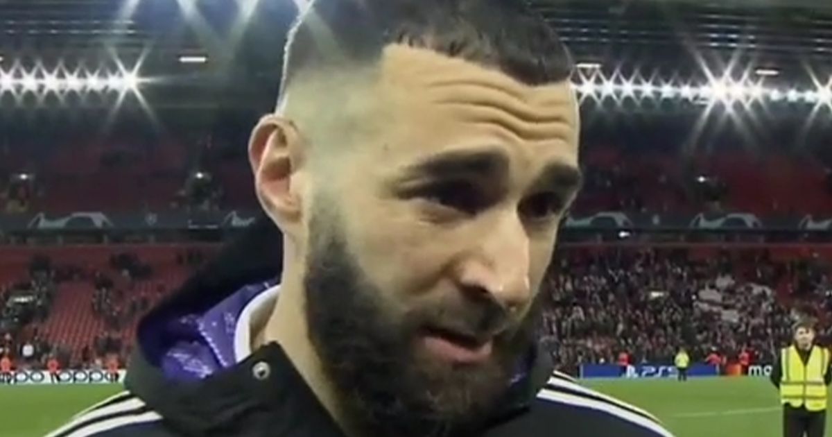Karim Benzema reveals what Liverpool fans did to…