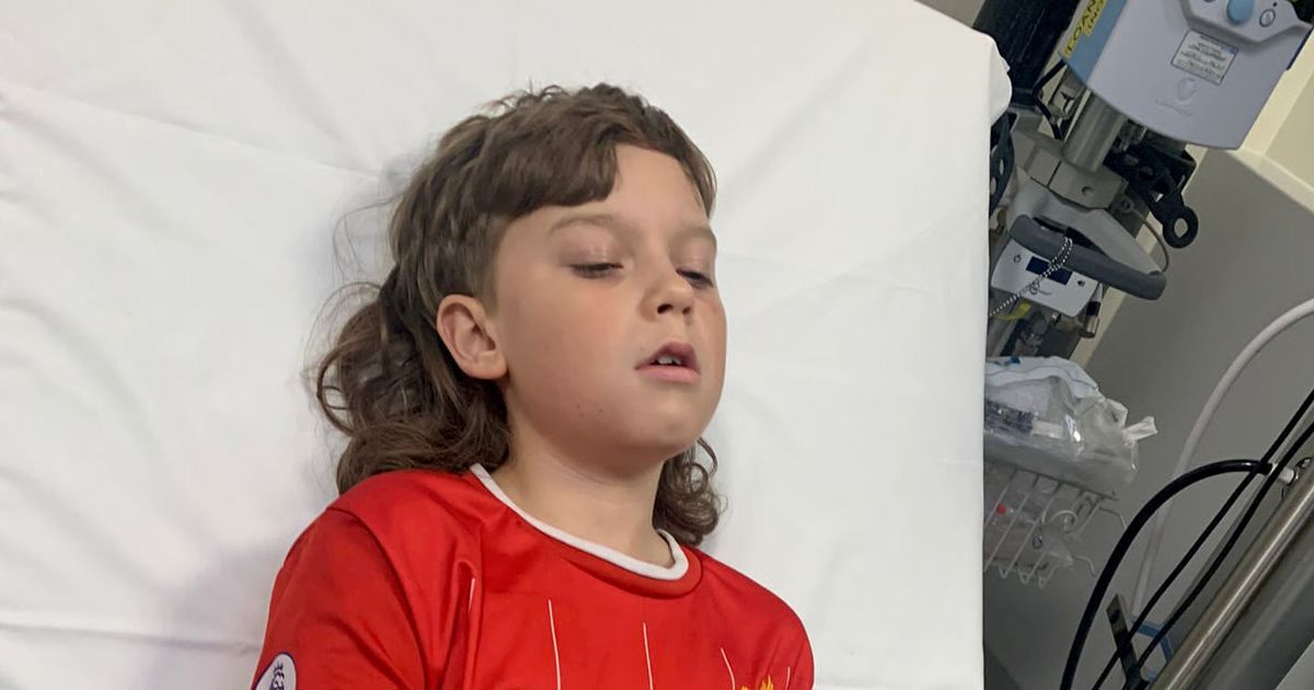 Boy, 10 has skin ripped off in horror dog attack while…