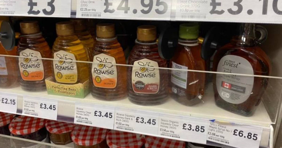 Now Tesco puts security tags on own-brand HONEY as…