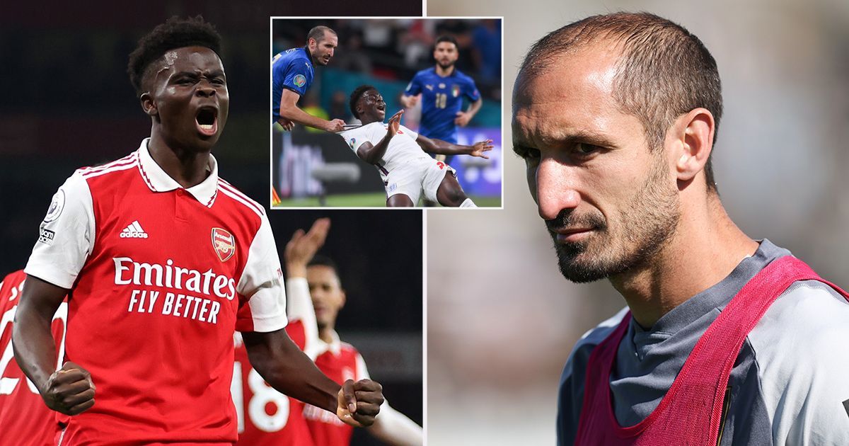 Giorgio Chiellini opens up on Bukayo Saka incident and…