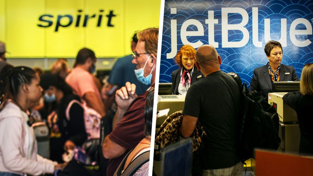 JetBlue Fights Biden, Flight Attendants Over Spirit…