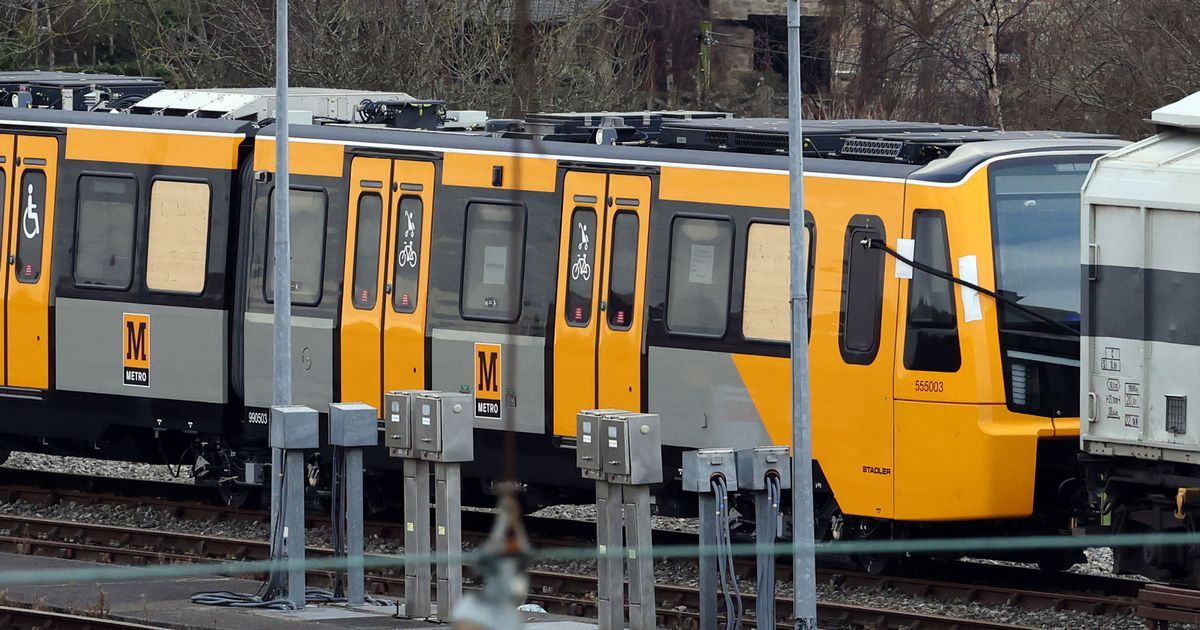 First new Tyne and Wear Metro train finally arrives in…