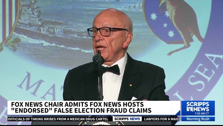 Rupert Murdoch says Fox News hosts ‘endorsed’ false… Rupert Murdoch says Fox News hosts ‘endorsed’ false…