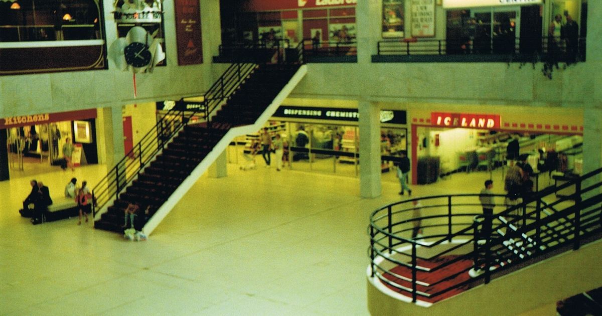 The now-deserted 'science fiction' shopping centre…