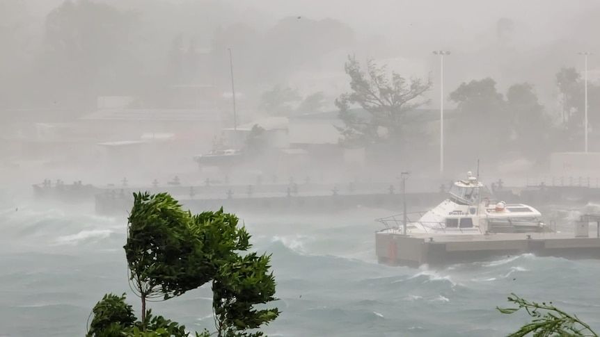 Vanuatu's Port Vila hit by strong winds and heavy rain…