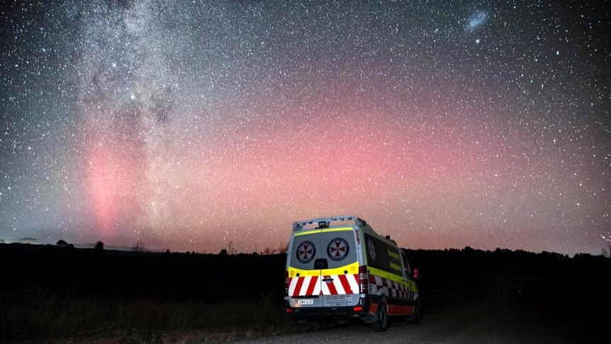Aurora australis lights up skies across New South…