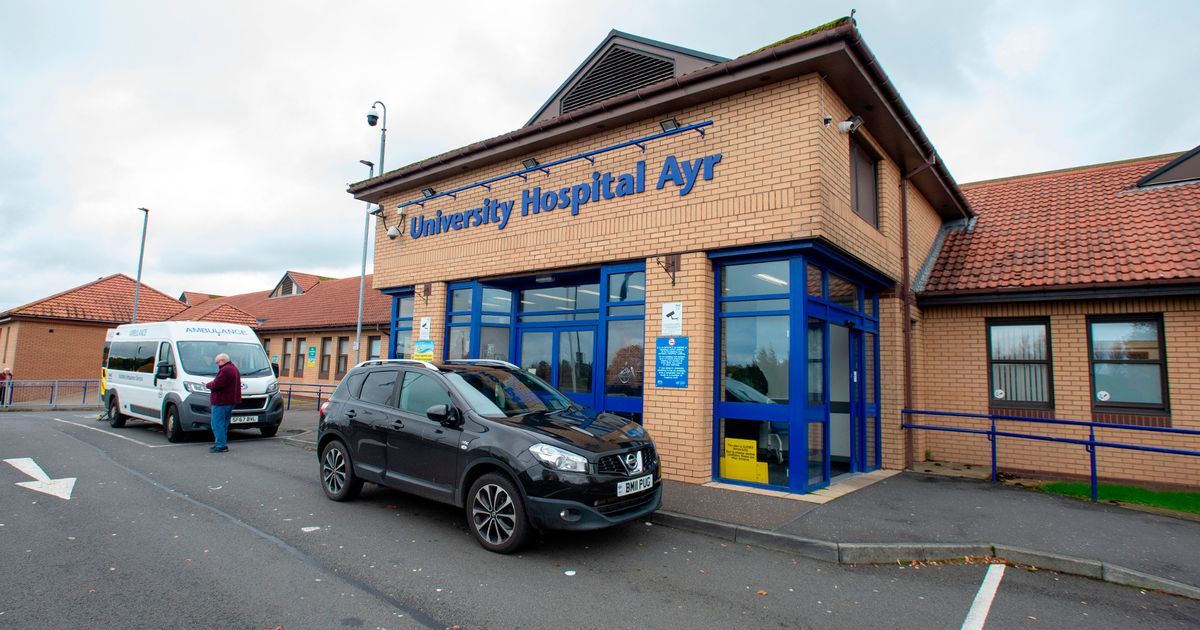 ICU bed transfer from Ayr Hospital to Crosshouse was…