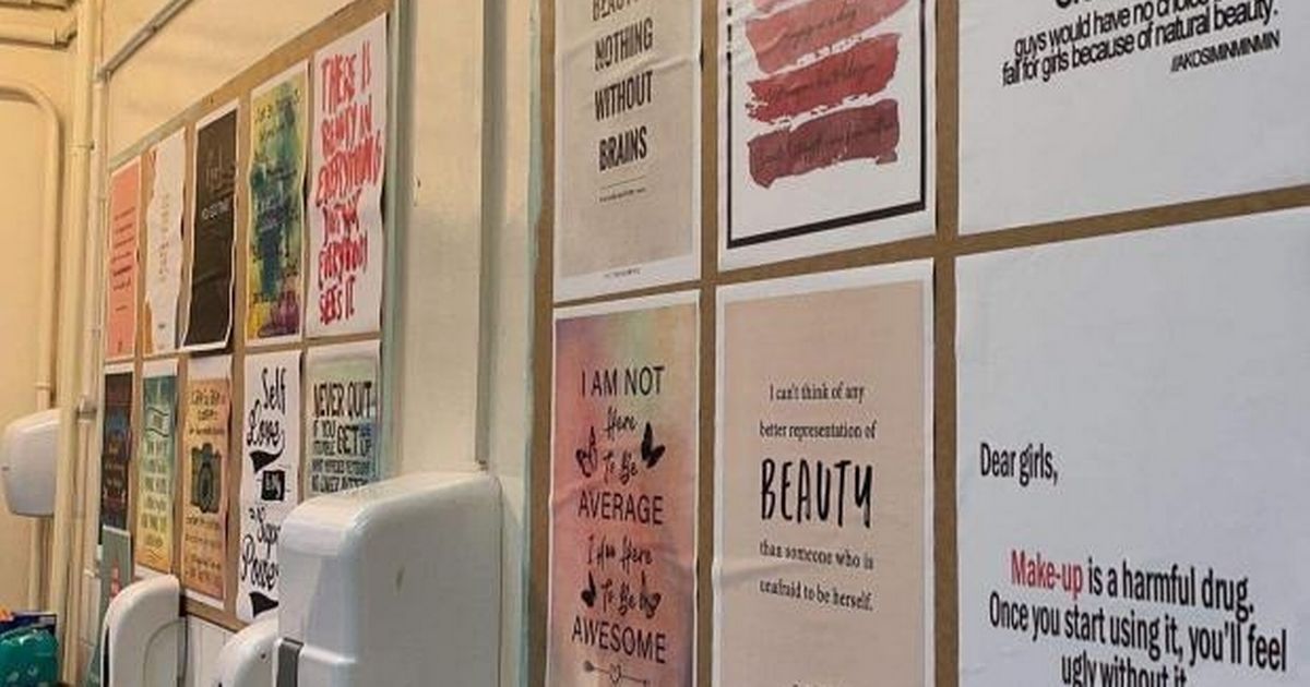 School head defends controversial toilet posters as…