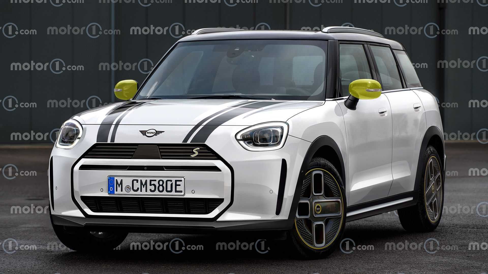 Next-Gen Mini Countryman Rendered With Updated Face,…