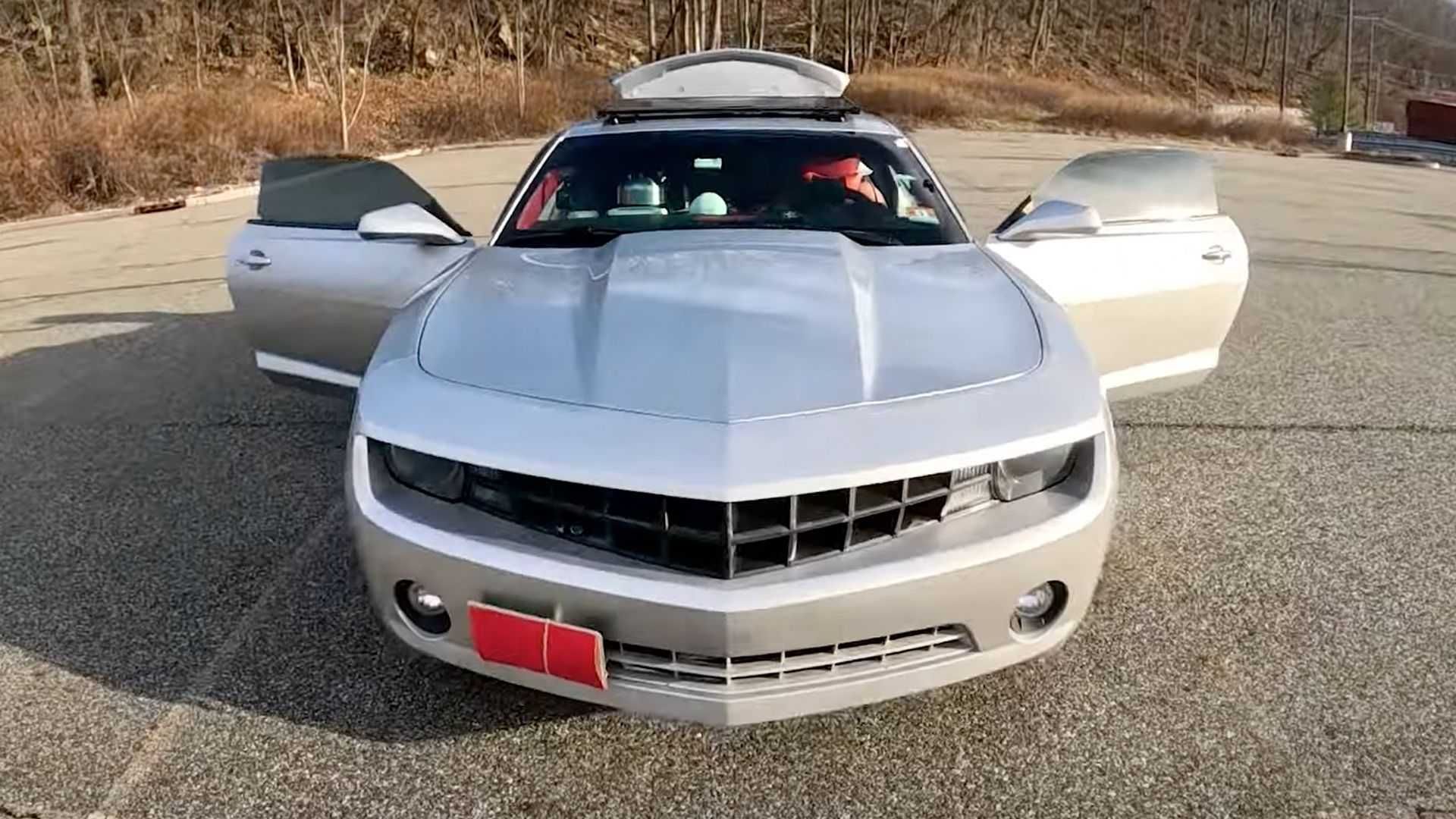 Meet The Guy Who Built And Lives In A Chevrolet Camaro…