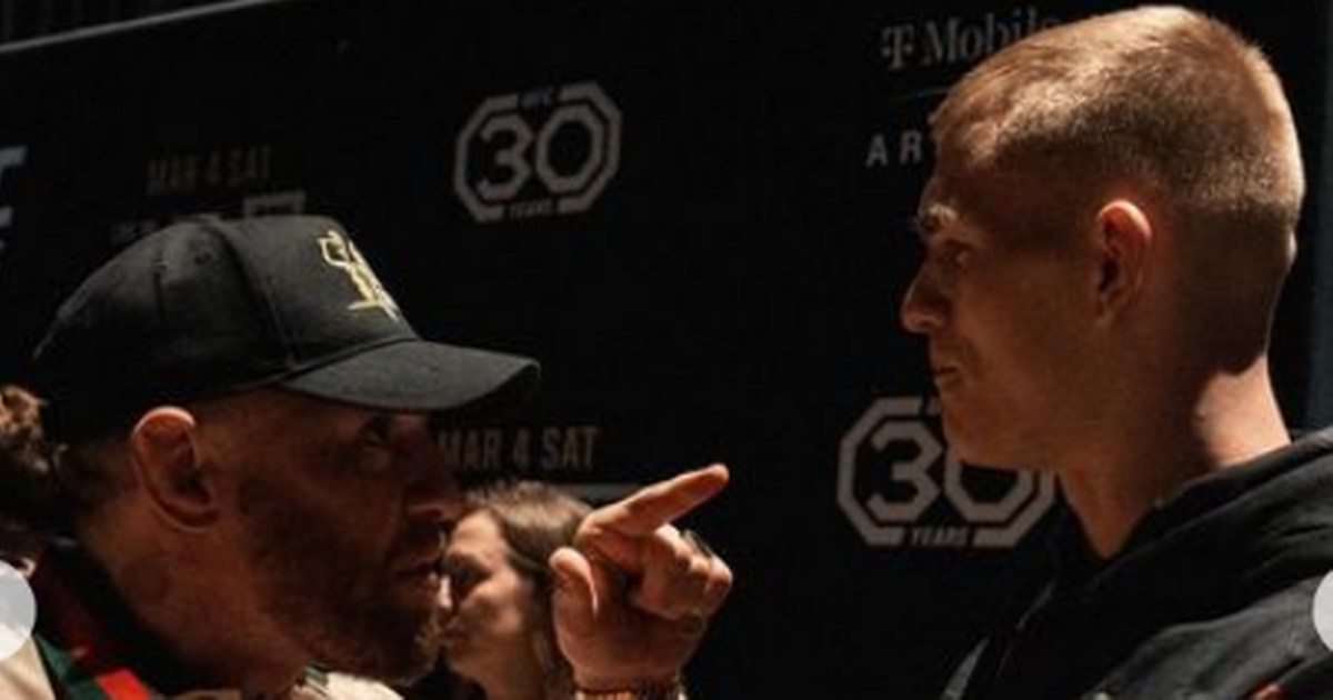 Conor McGregor meets Ian Garry in Las Vegas as he…
