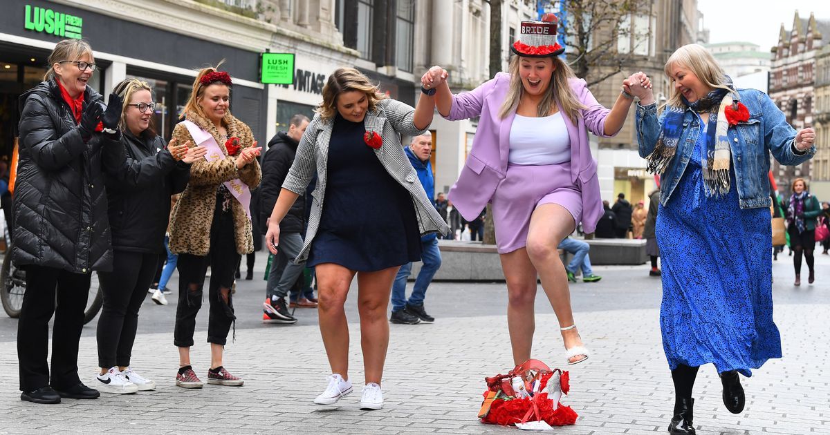 Family's old hen-party tradition on busy city centre…