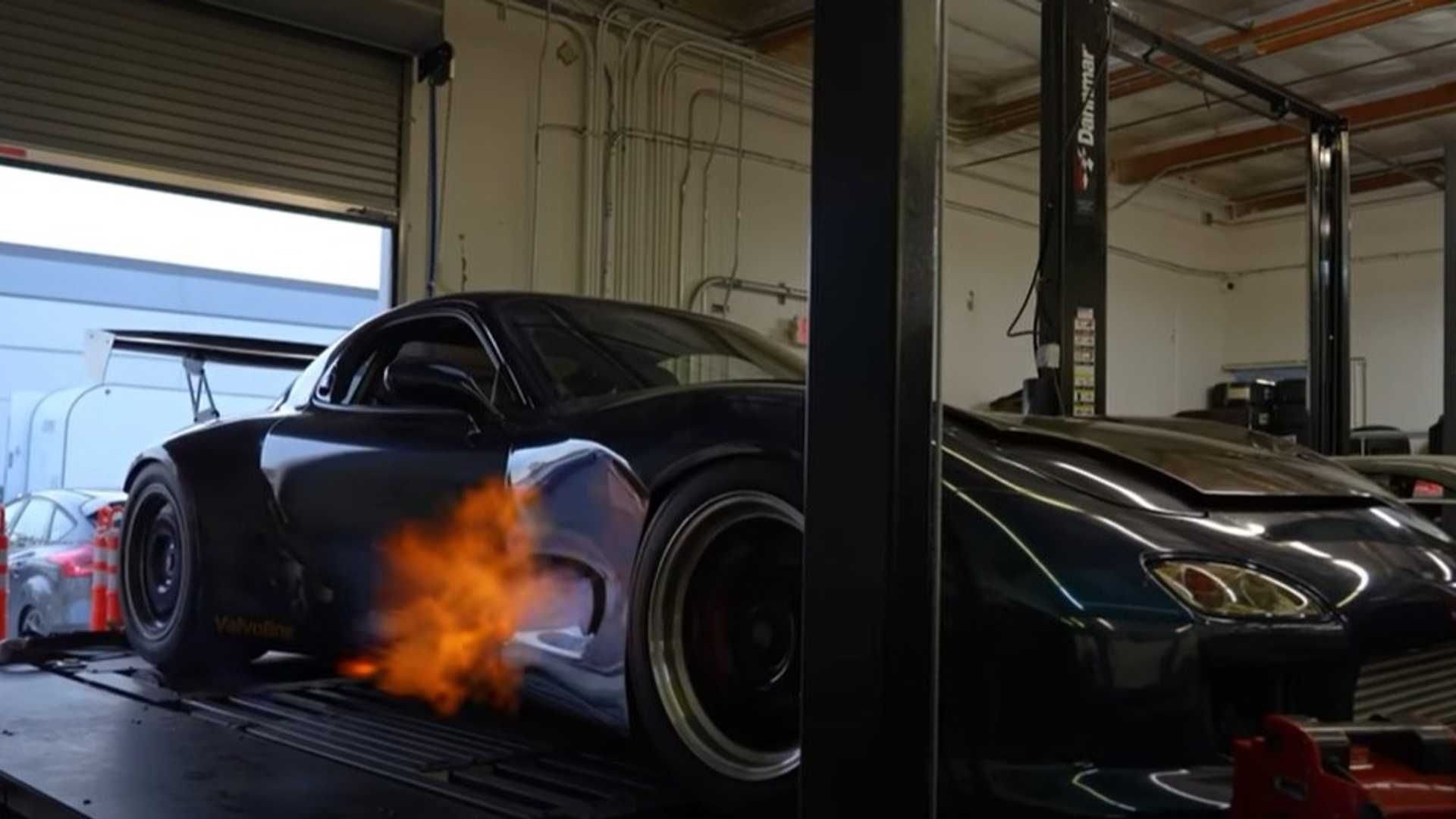 This Four-Rotor RX-7 Sounds Amazing On Dyno At 35…