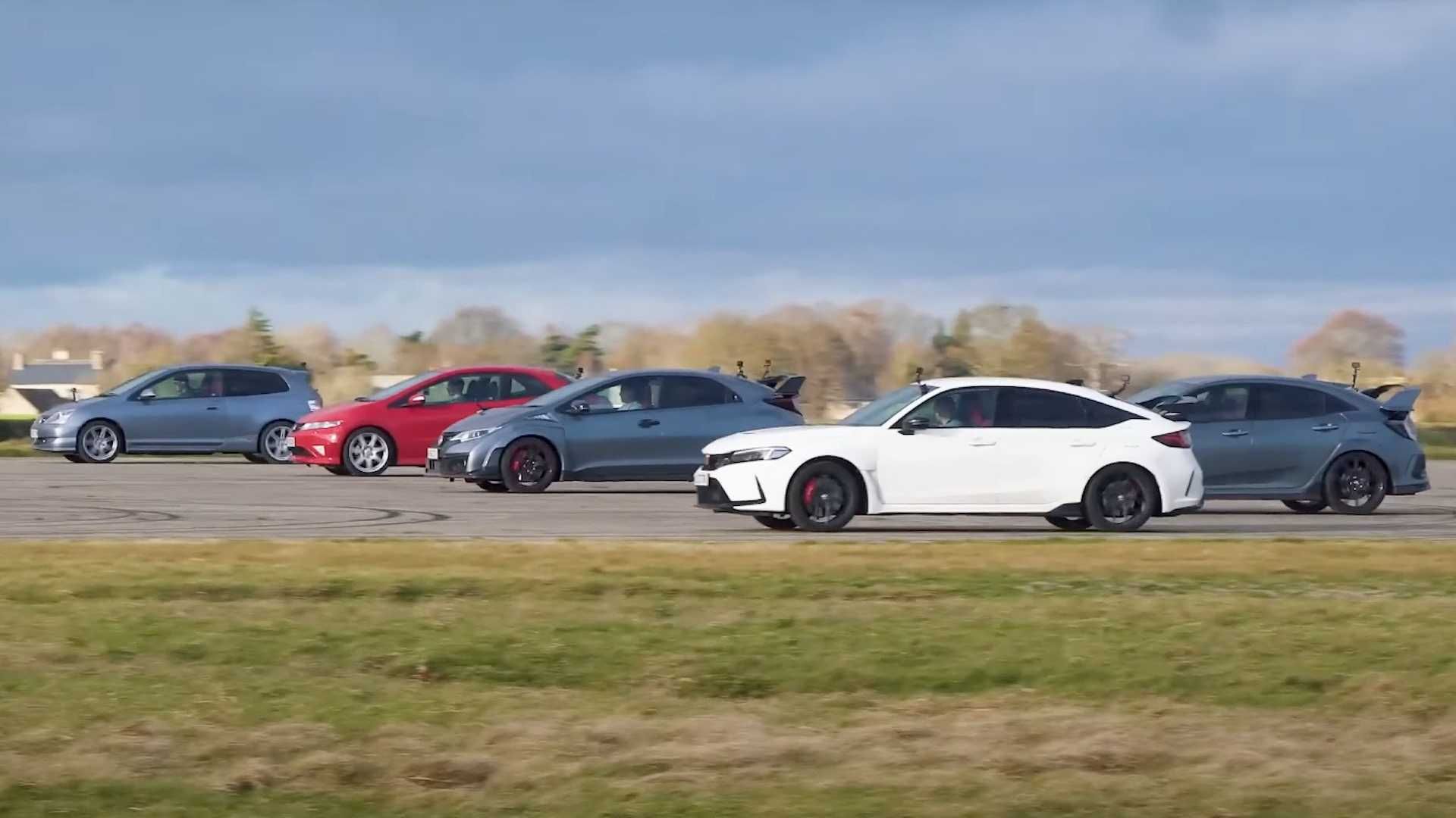See Which Honda Civic Type R Generation Is Quickest In…
