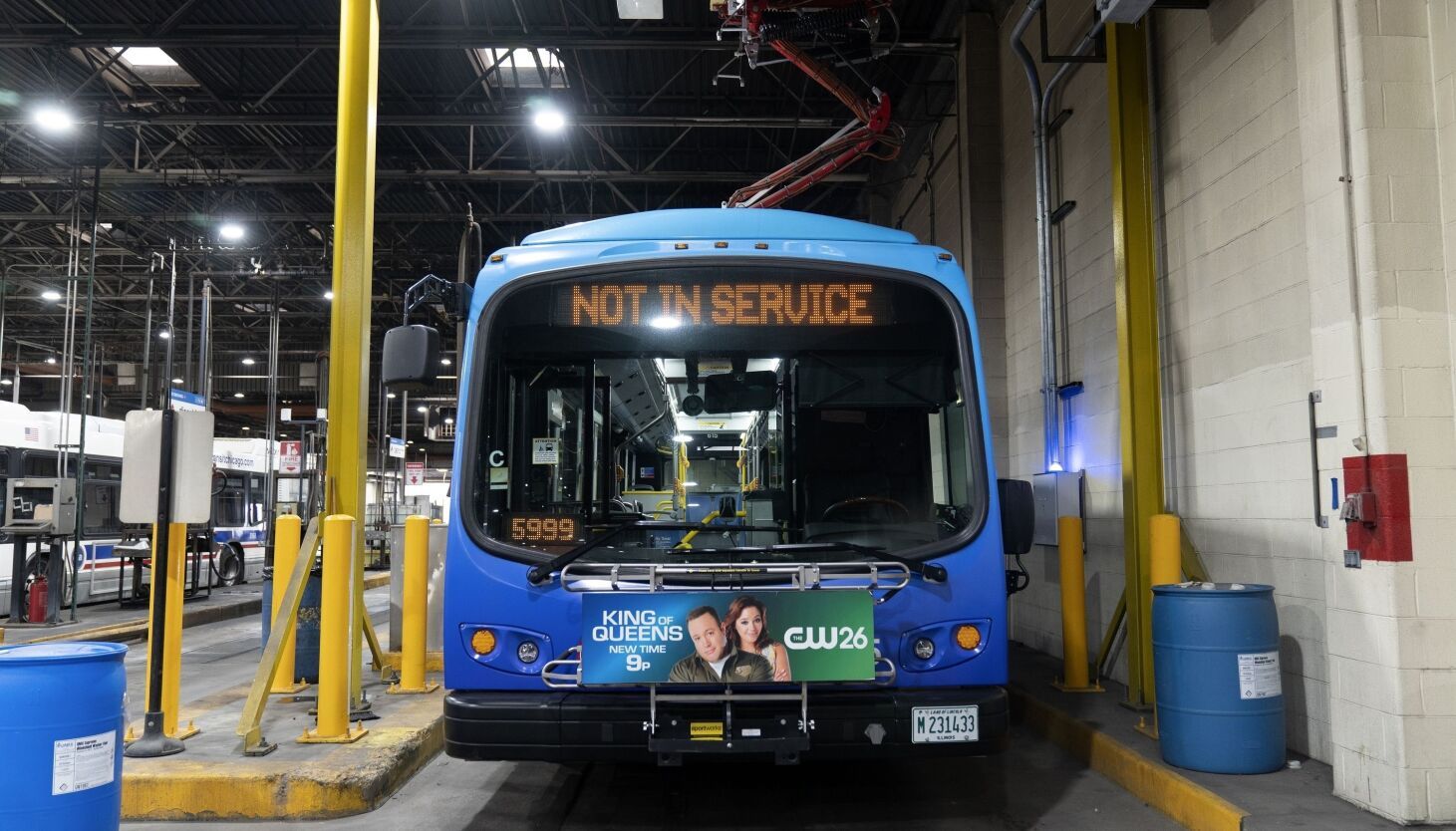 CTA adapting to keep electric buses running during…