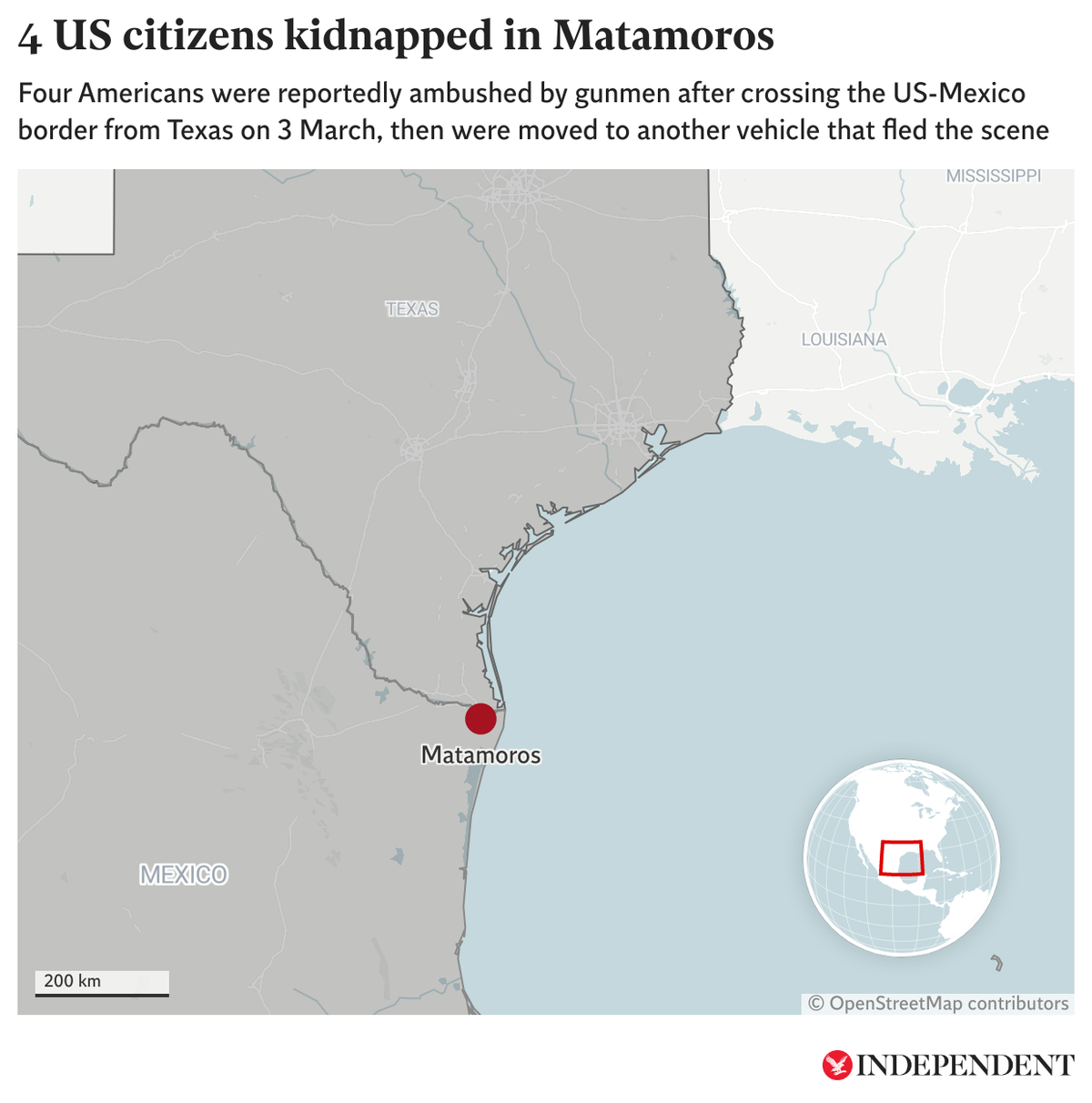 Mexico kidnapping map: Where were four US citizens…