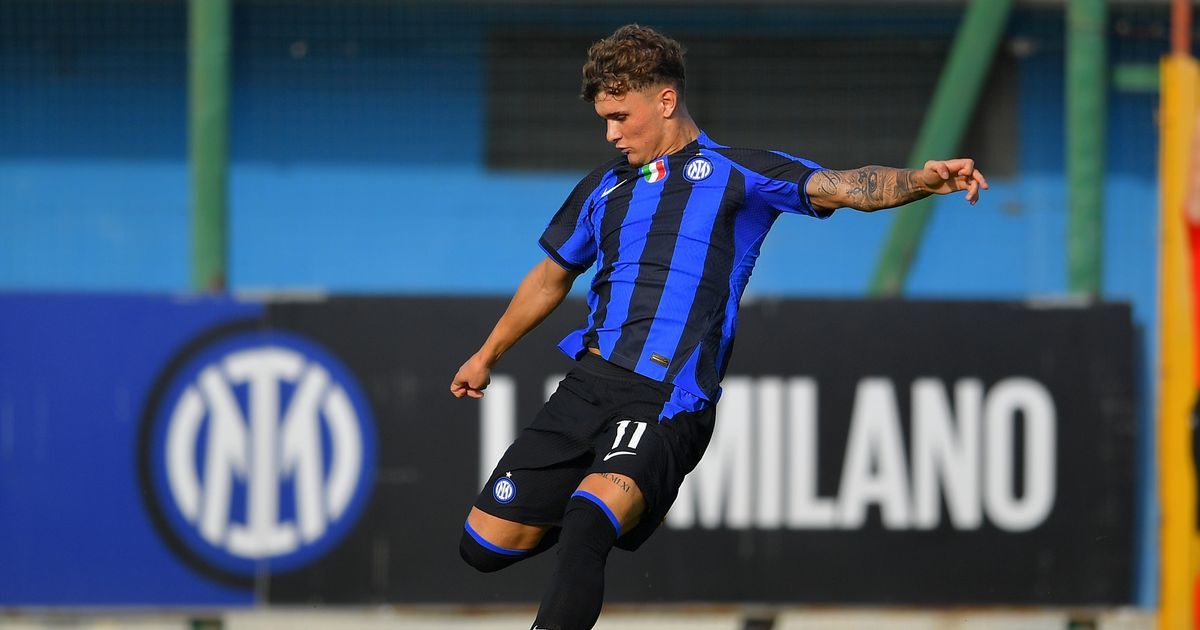 Kevin Zefi scores two goals for Inter Milan U18s in…