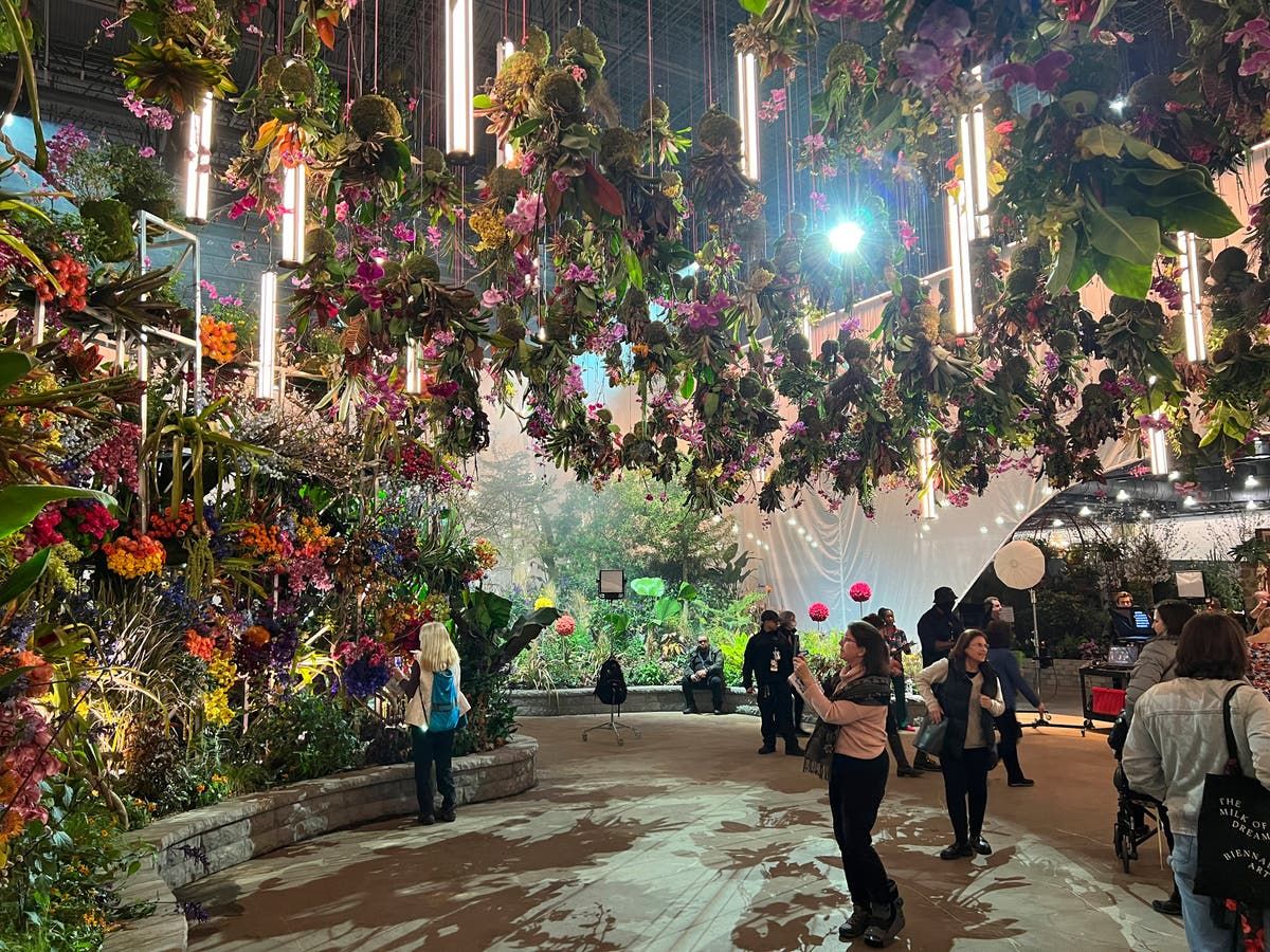 At the Philadelphia Flower Show, display gardens bloom