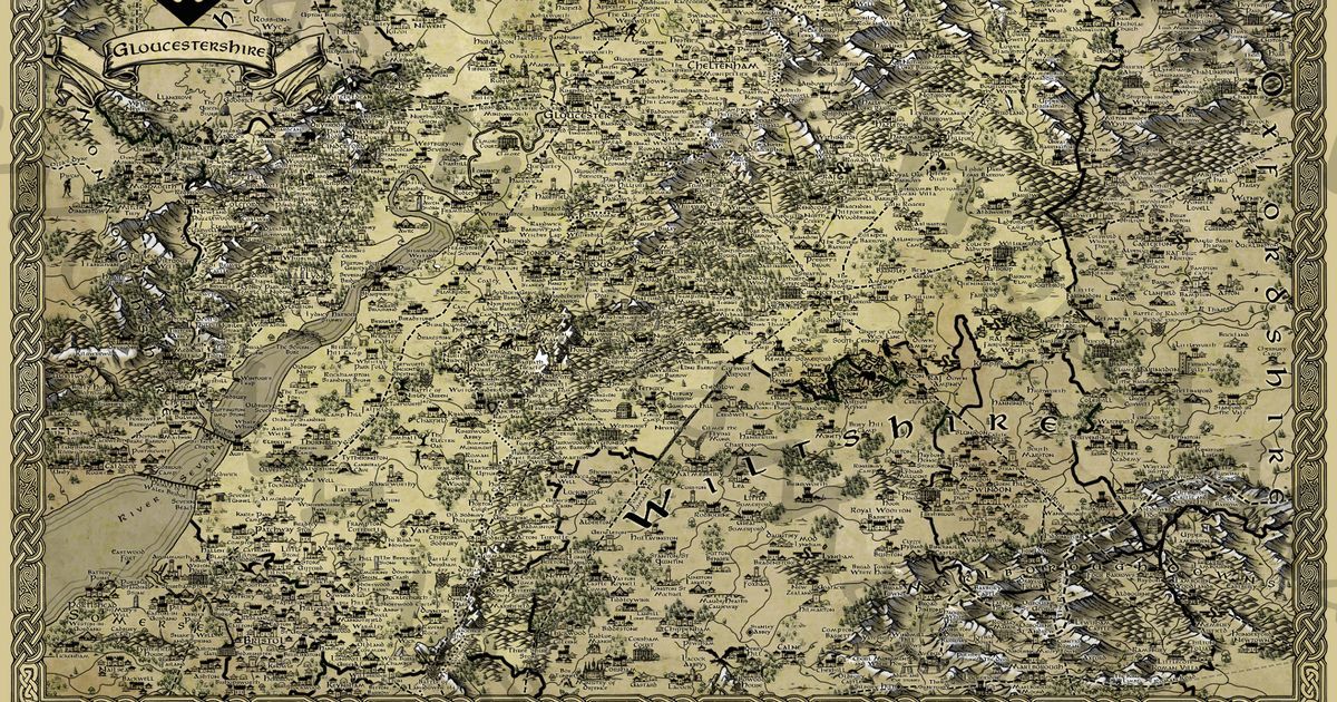 Man creates Lord of the Rings themed map of Bristol