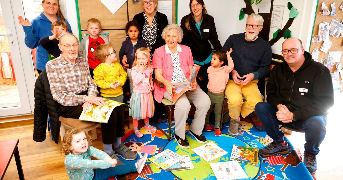 Bristol care home residents read bedtime stories to…