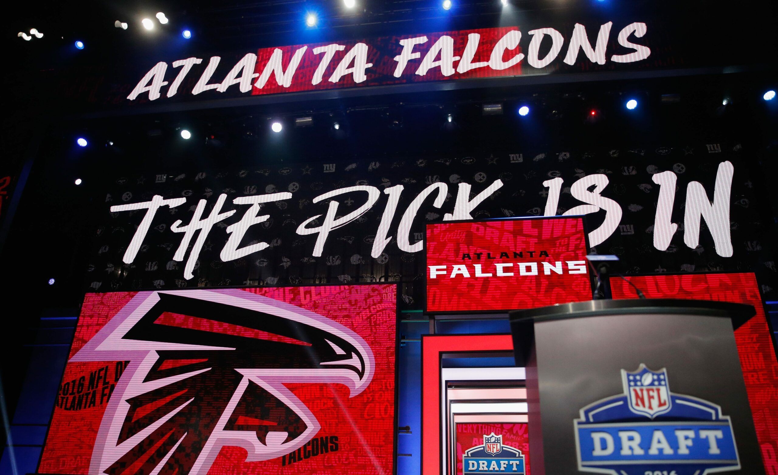 Where do the Falcons pick in each round of the 2023…