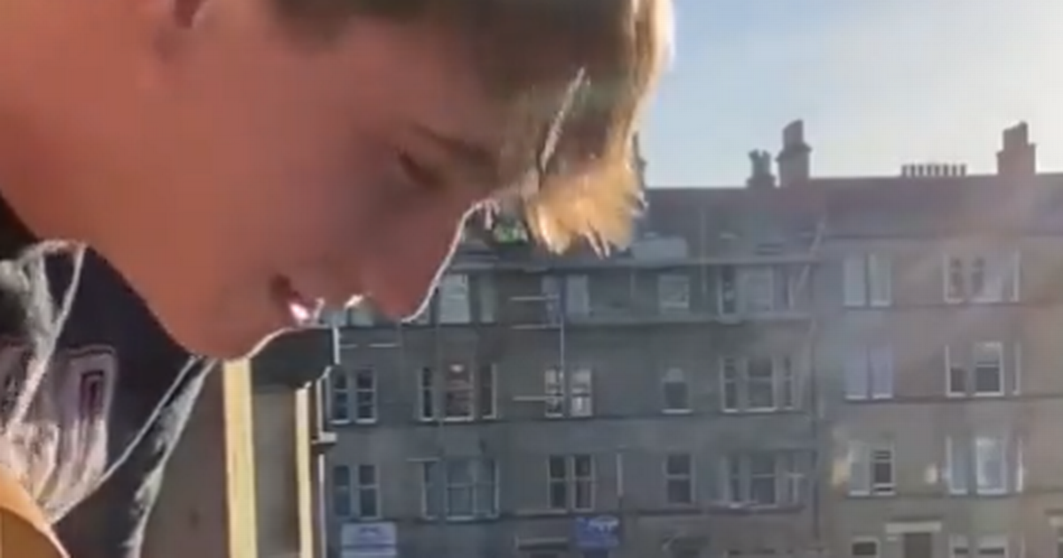 Edinburgh musician in 'disbelief' after singing clip…