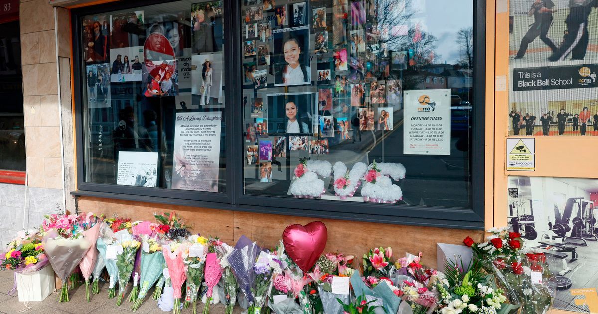 Beautiful street memorial as tributes left to victim…