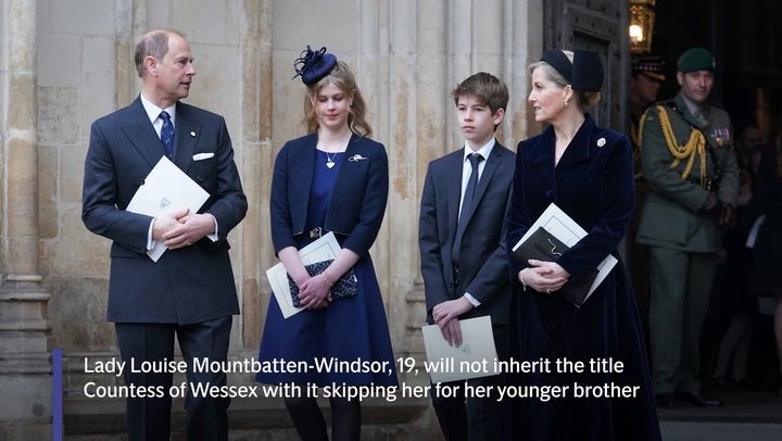 Prince Edward’s daughter loses out on title due to…