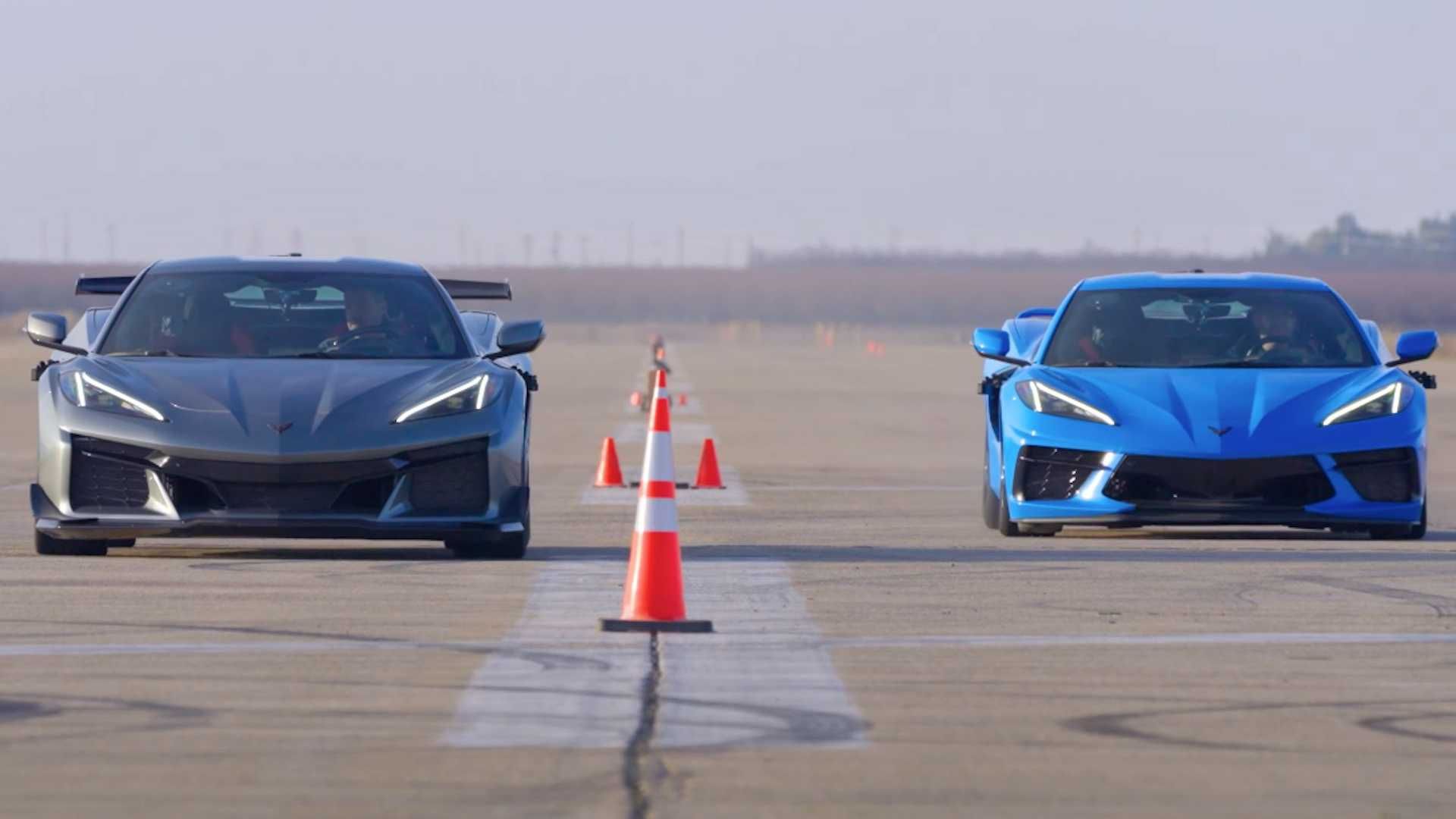 See How Much Quicker C8 Corvette Z06 Is Than Stingray…