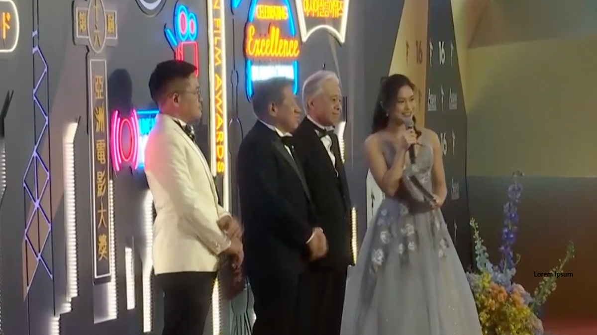 Watch as celebrities arrive at the Asian Film Awards…