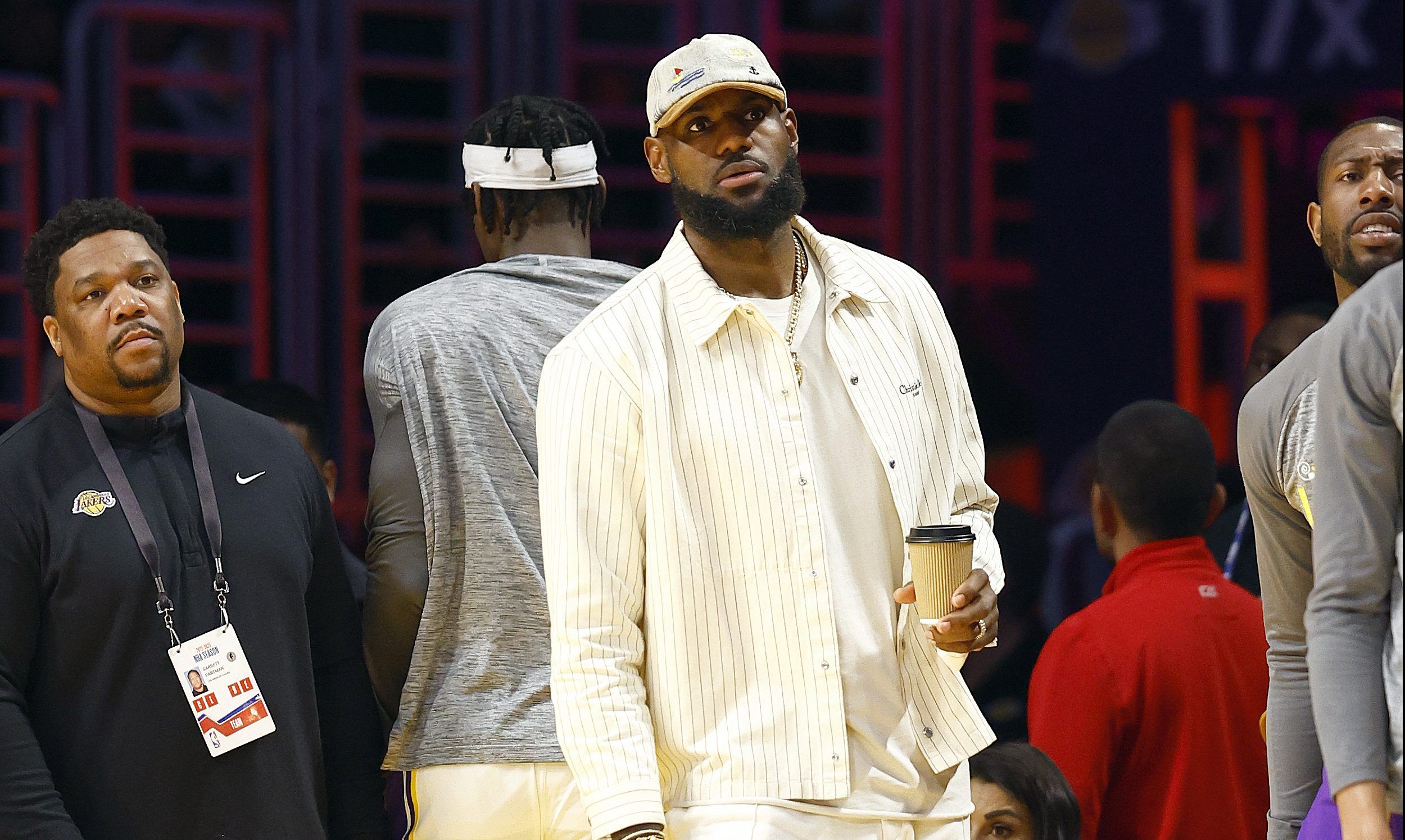 LeBron James isn’t wearing a walking boot anymore and…