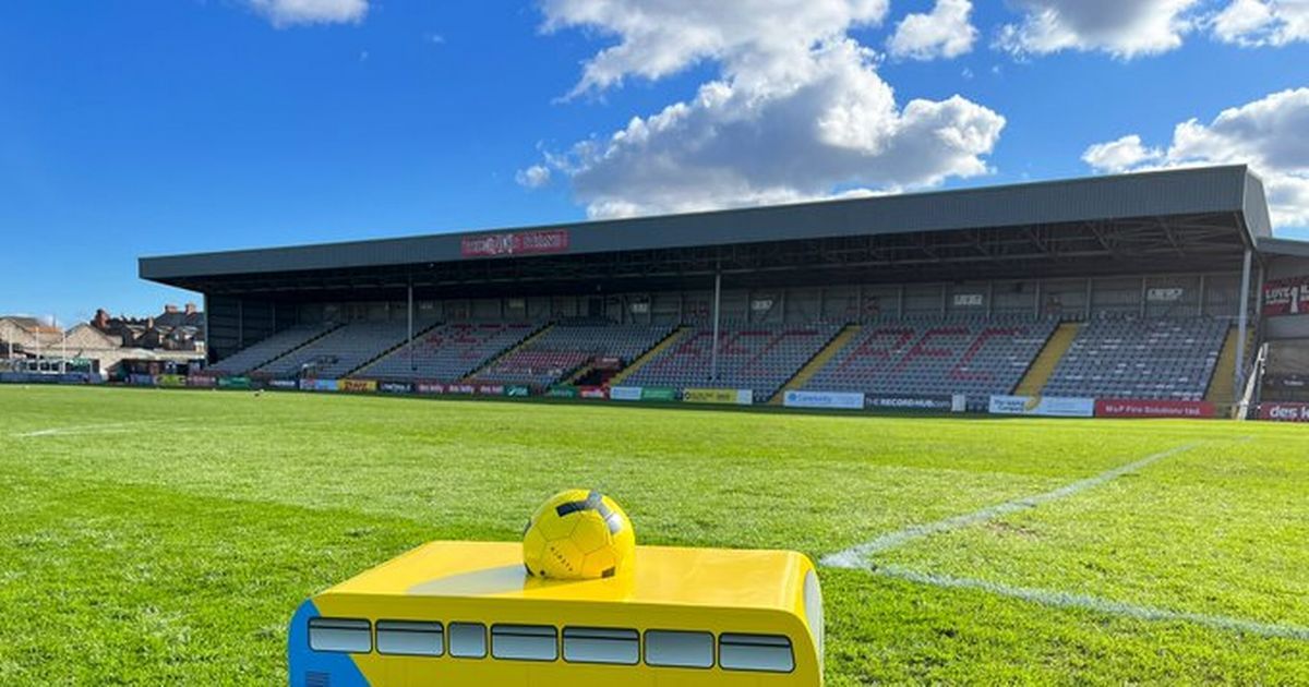 Bohs fans amused by minature Dublin Bus used as 'ball…