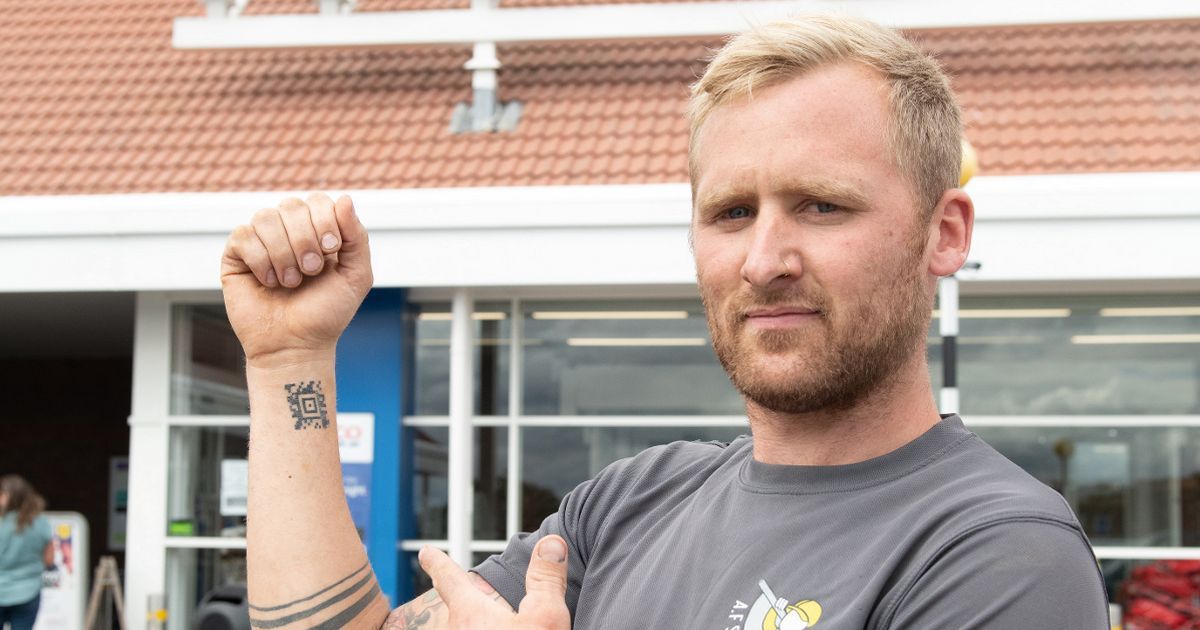 Tesco shopper who had Clubcard tattooed on his arm…