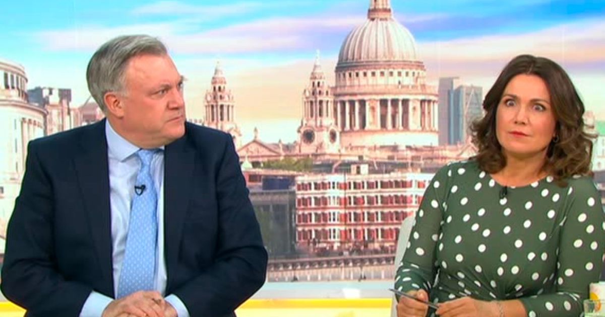 Ed Balls drops very rude swear word live on GMB as…