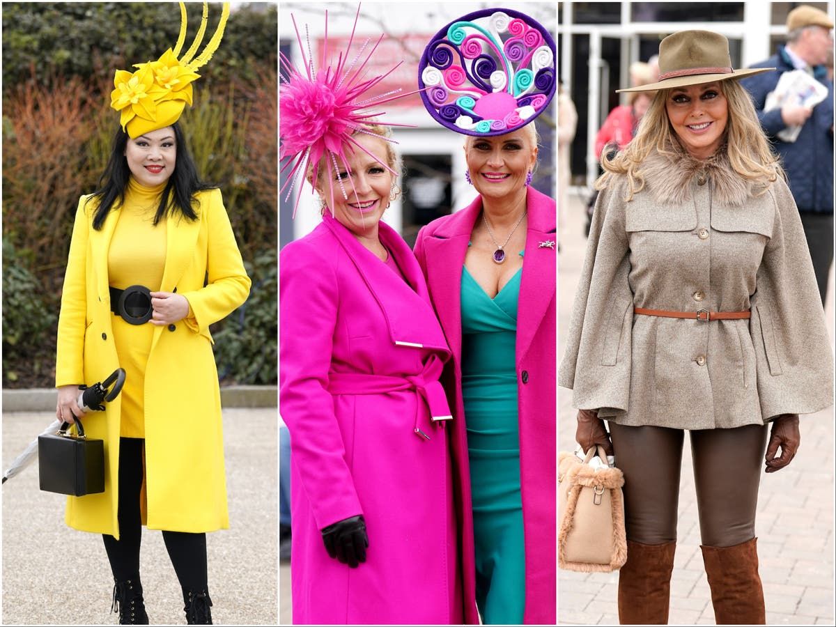 The most colourful outfits spotted at Cheltenham…