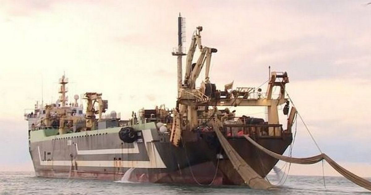 Controversial 'Death Star of the oceans' super trawler…