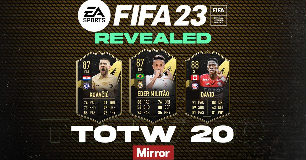 FIFA 23 TOTW 20 squad revealed with Arsenal and…