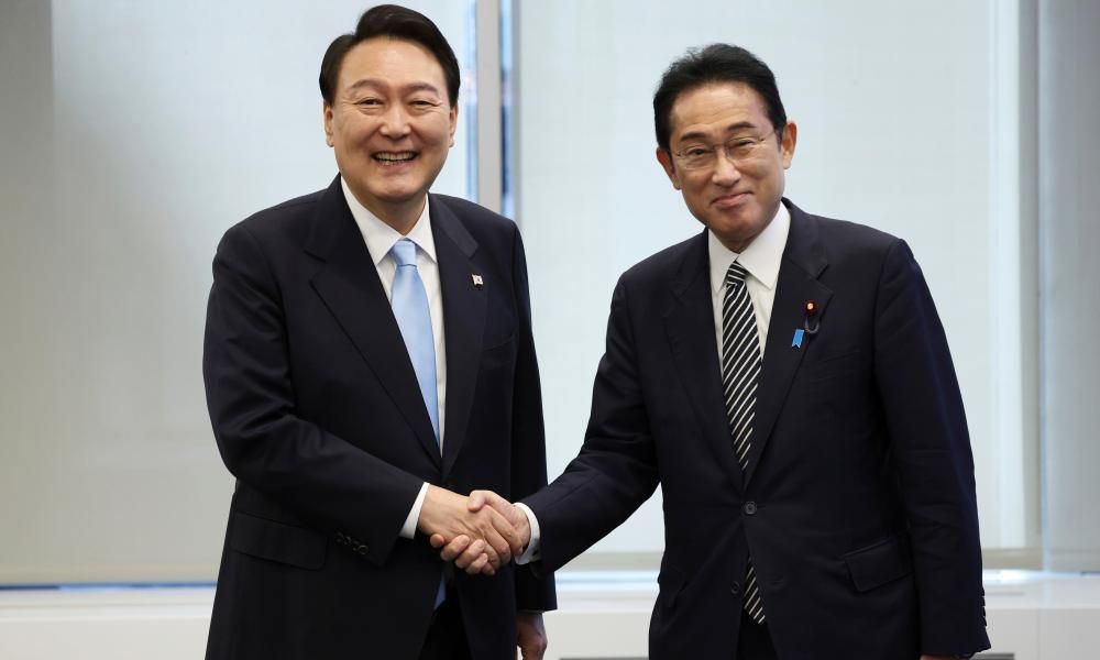 Yoon arrives in Japan for historic talks with Kishida…