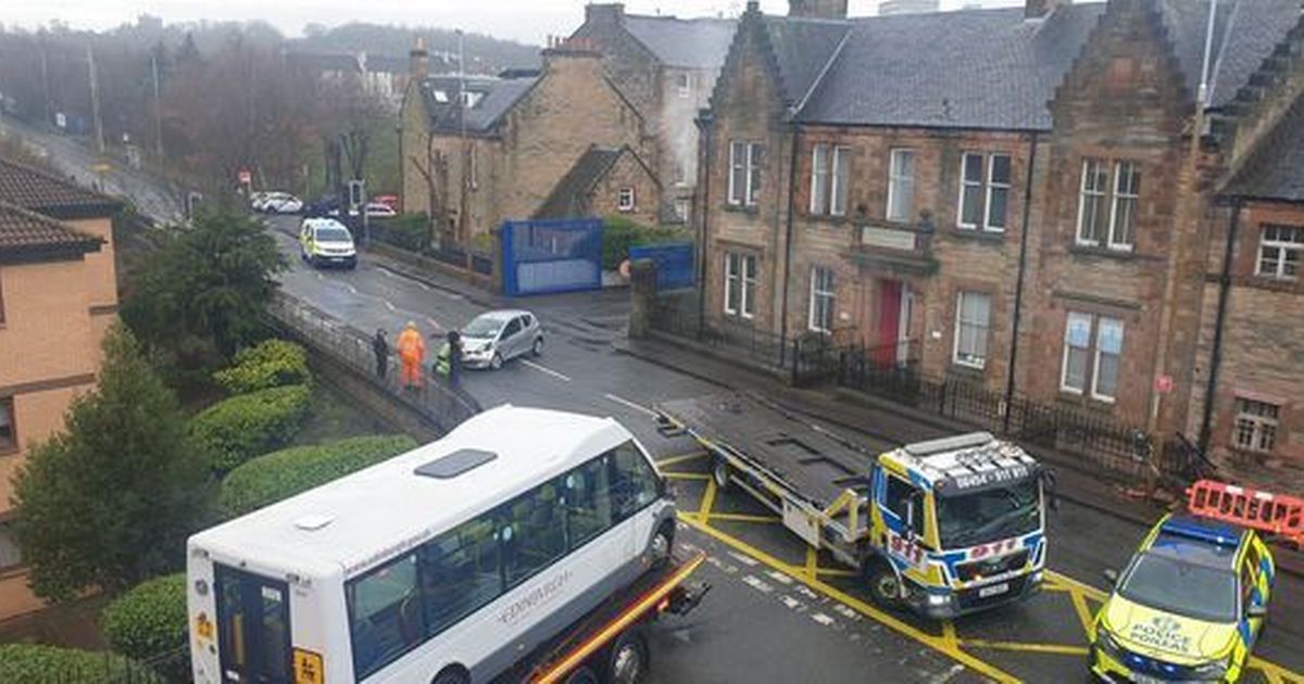 Edinburgh three vehicle crash leads to road closure as…