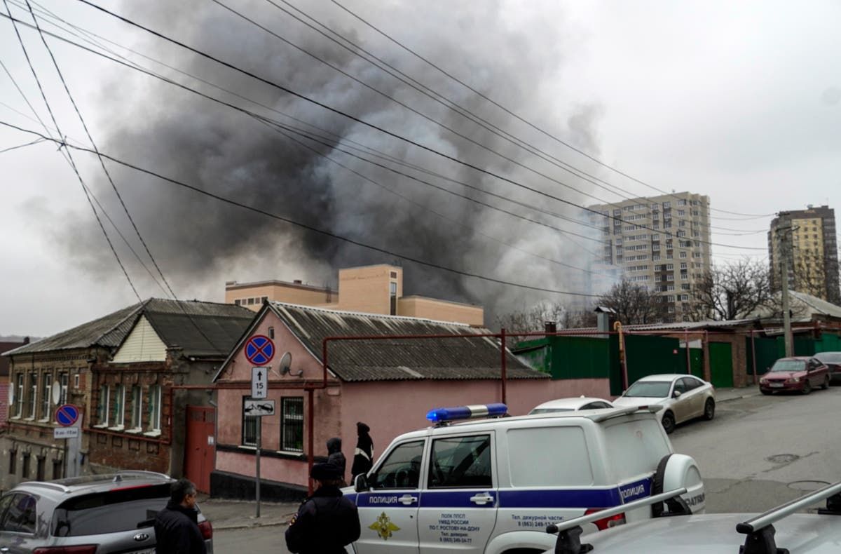One person killed in fire at Russian spy agency…