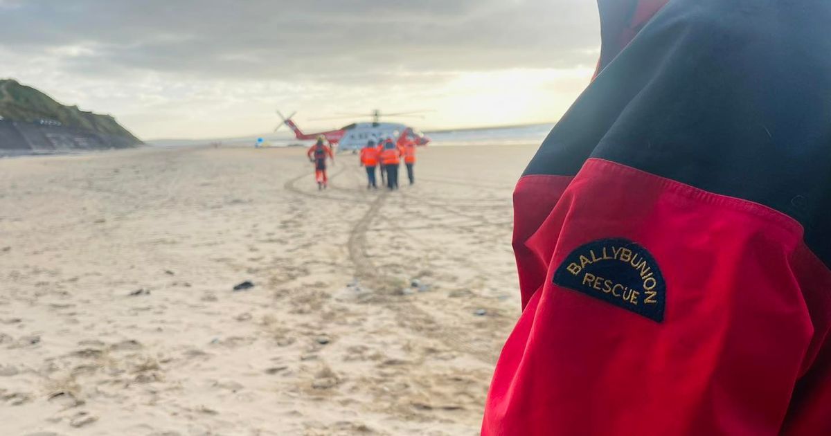 Man miraculously survives 40ft fall from cliff in…