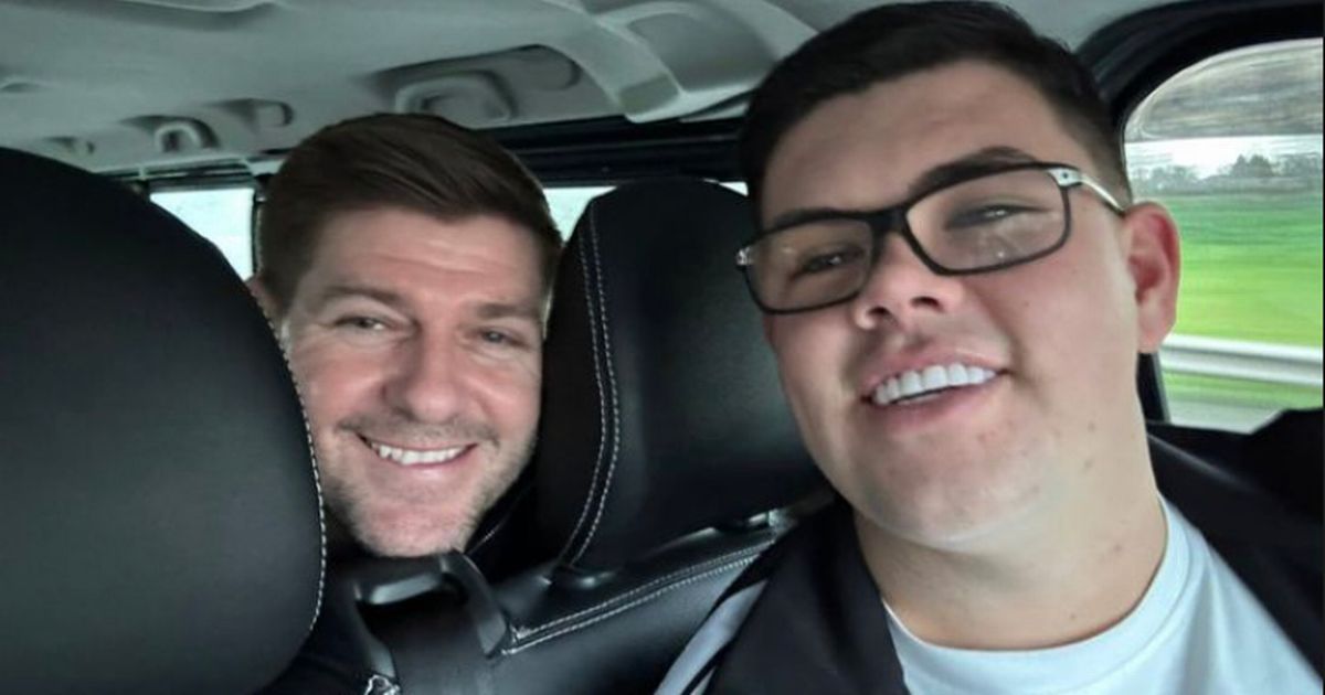 Steven Gerrard spends time with crime boss Liam…