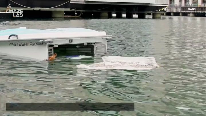Robot ‘shark’ is eating plastic waste in London’s…