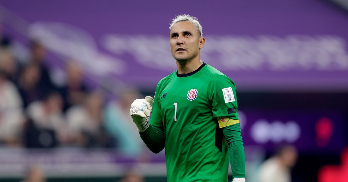Nottingham Forest keeper Keylor Navas on the end of…