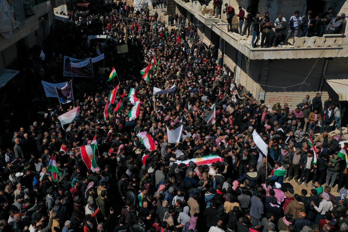 Killing of Kurds in northern Syria sparks protests,…
