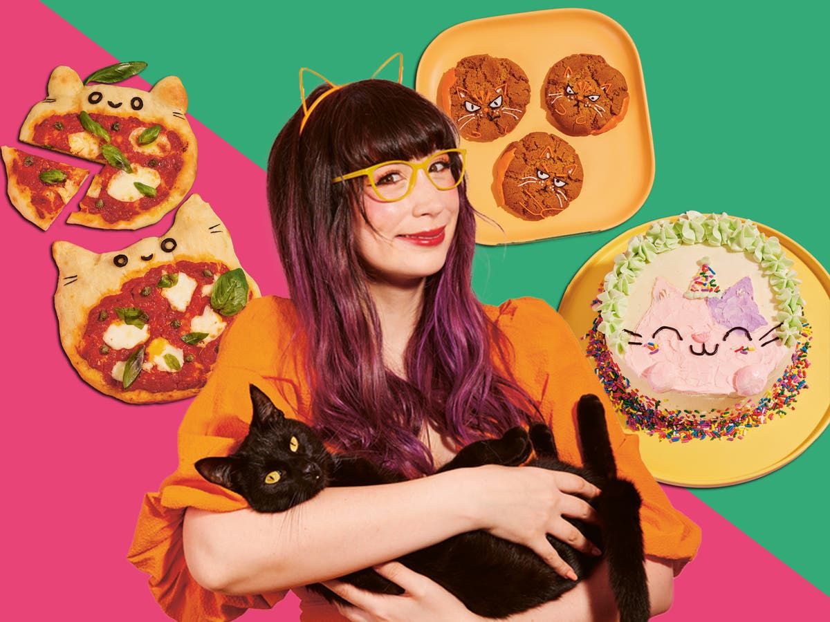 Kim-Joy: ‘Baking and cats are both really good for…