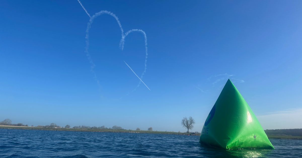 Red Arrows create 'delightful' heart over skies of…