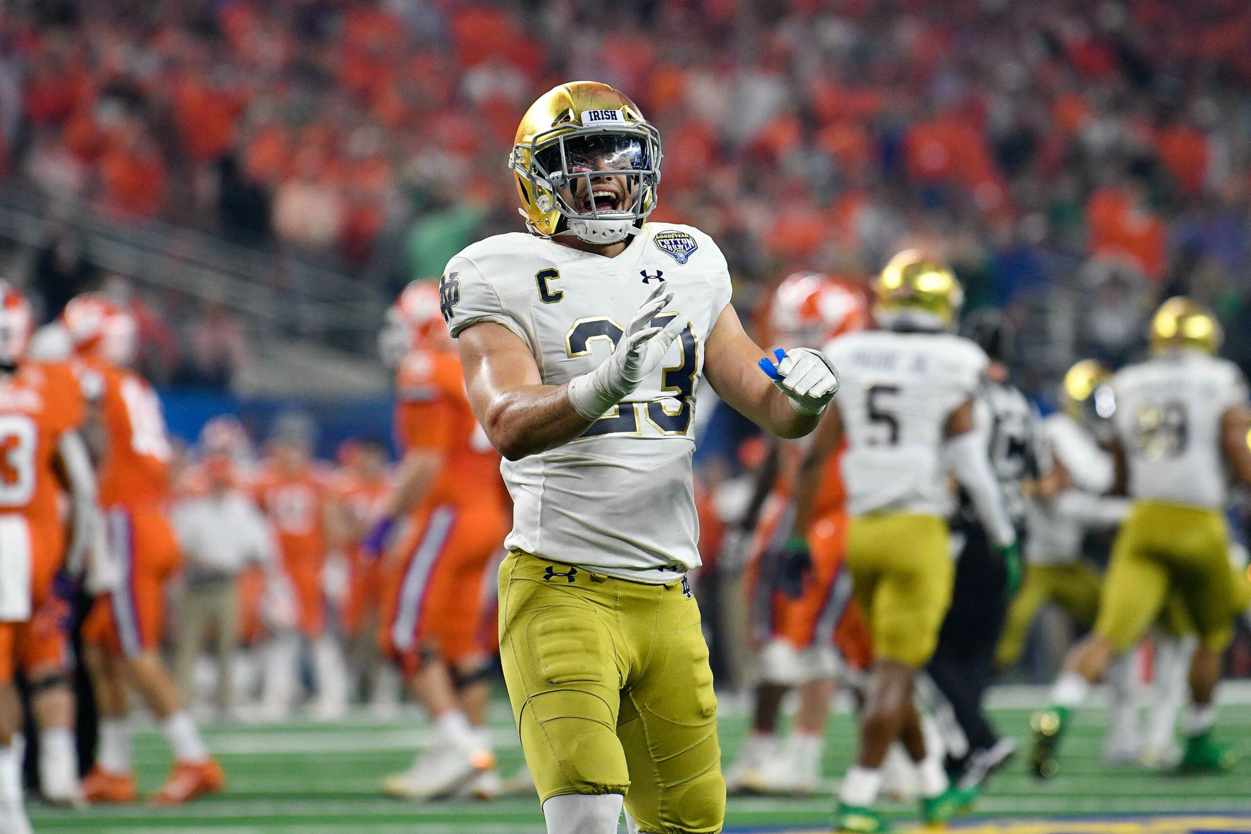 New Chiefs LB Drue Tranquill to wear college jersey…