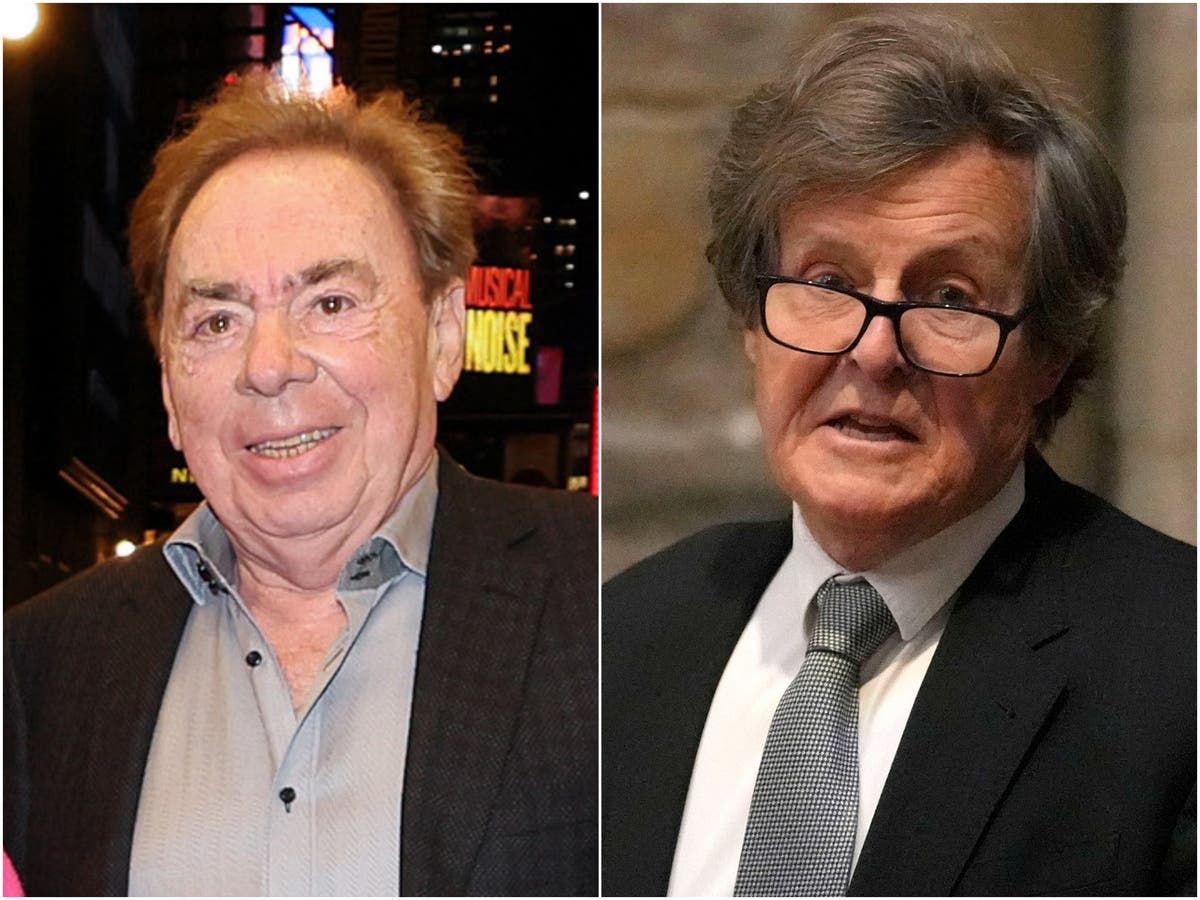Andrew Lloyd Webber hits out at David Hare over claim…